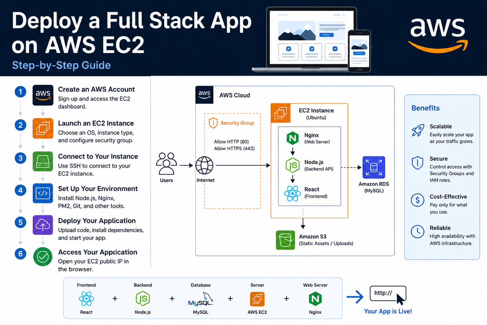Deploy a Full Stack App on AWS EC2